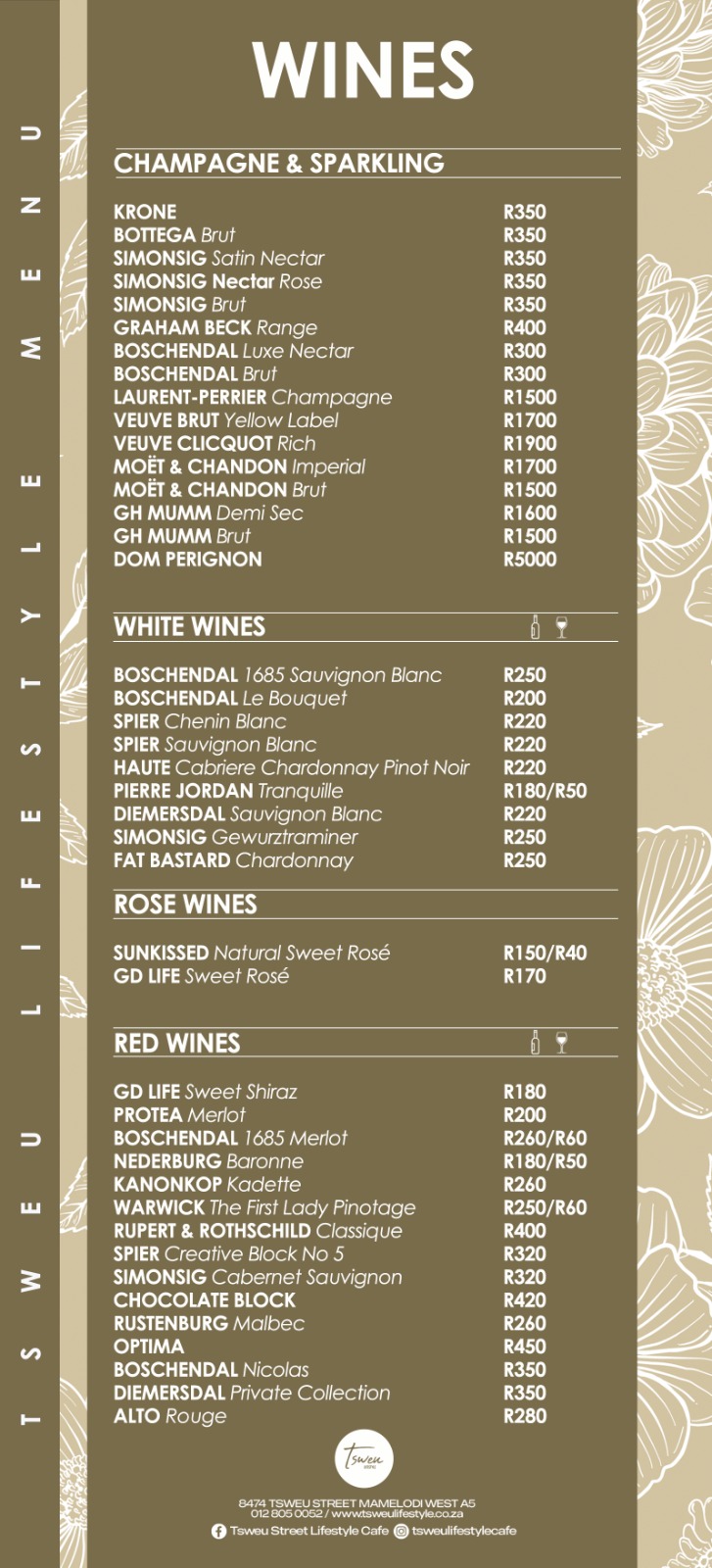 Tsweu Lifestyle Cafe – We Serve Stews & Lifestyle for a Living!